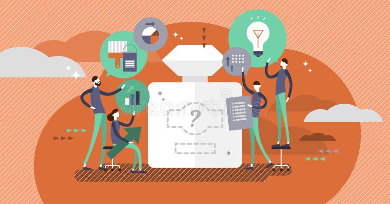 Branding Vector Illustration. People Create Company Image and Style ...