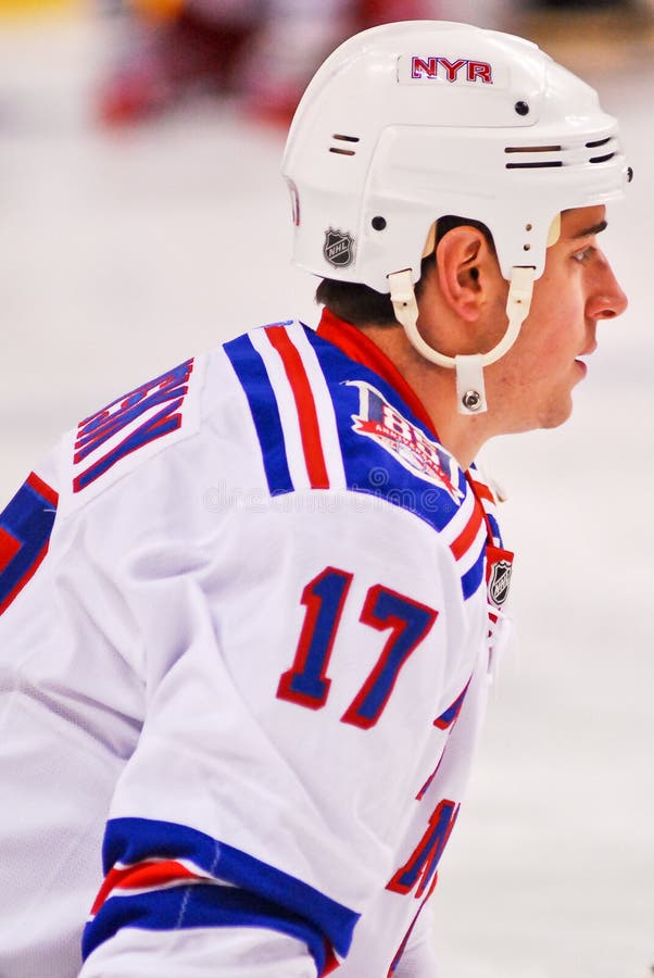 Brandon Dubinsky New York Rangers Editorial Image - Image of athlete ...