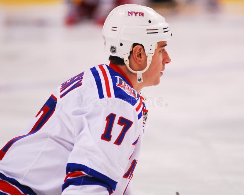 Brandon Dubinsky, New York Rangers Editorial Stock Image - Image of ...
