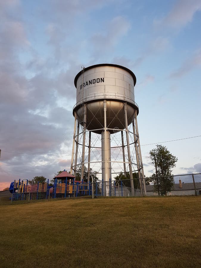 Brandon Watertower editorial stock image. Image of industrial - 103253114