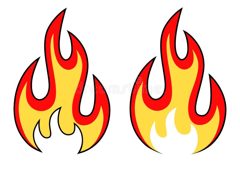 Brandsymboler vektor illustrationer. Illustration av lampa - 39518591