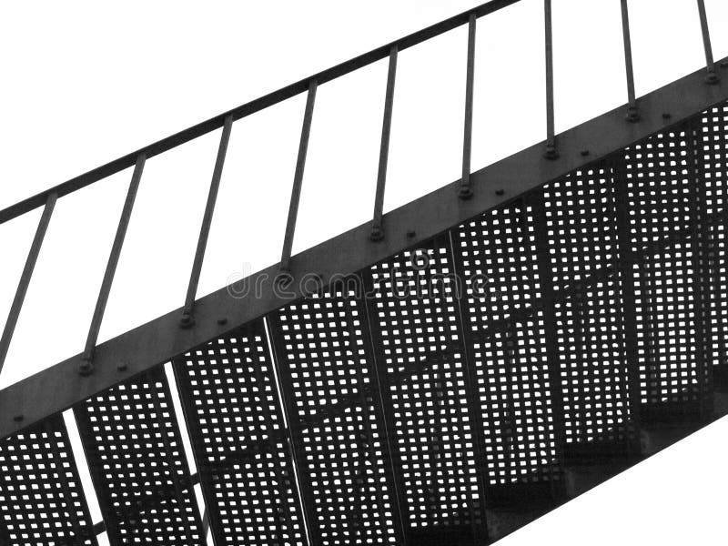 Brandtrap stock foto. Image of vlucht, doorstaan, ijzer - 8776218