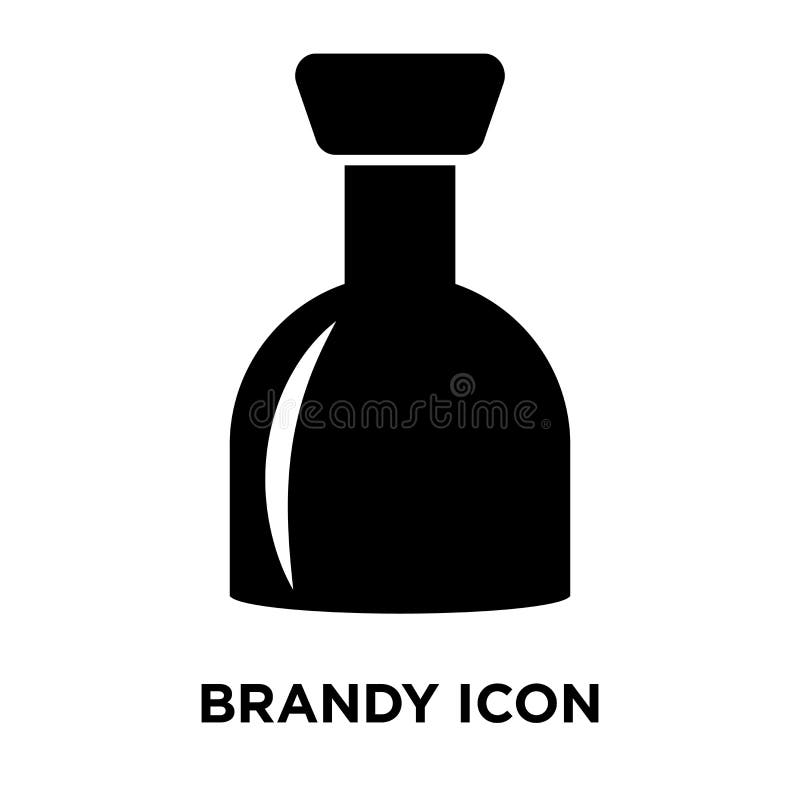 Brandy Logo. Vector Cognac Sign with Wooden Barrel. Typographic Label ...