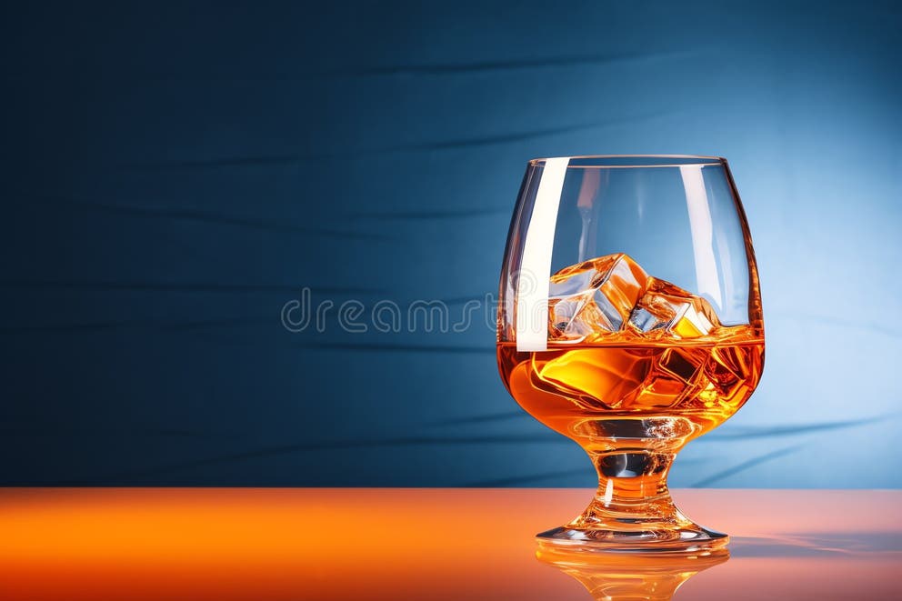 Brandy Spirits drink stock illustration. Illustration of sipping ...