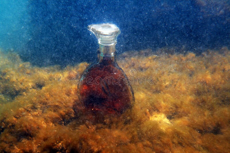 Brandy on water. stock photo. Image of brandy, sunlight - 20871158