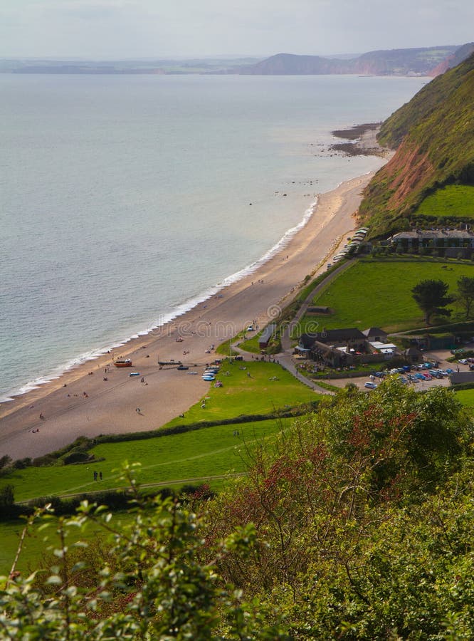 Branscombe beach Devon stock photo. Image of kingdom - 26711344