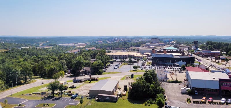 Branson in Missouri stock image. Image of panorama, skyline - 252468043