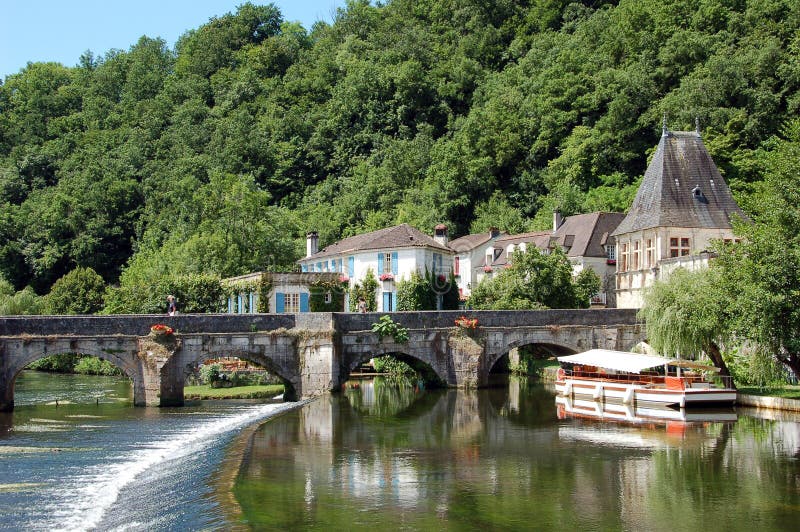 Brantome, France stock image. Image of brantome, romantic - 15135643