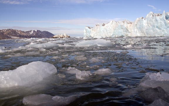 Brash ice stock image. Image of brash, spitsbergen, norway - 4021707