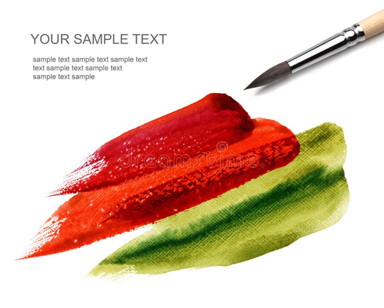 Brash and paint sketch stock image. Image of canvas, paper - 17089659