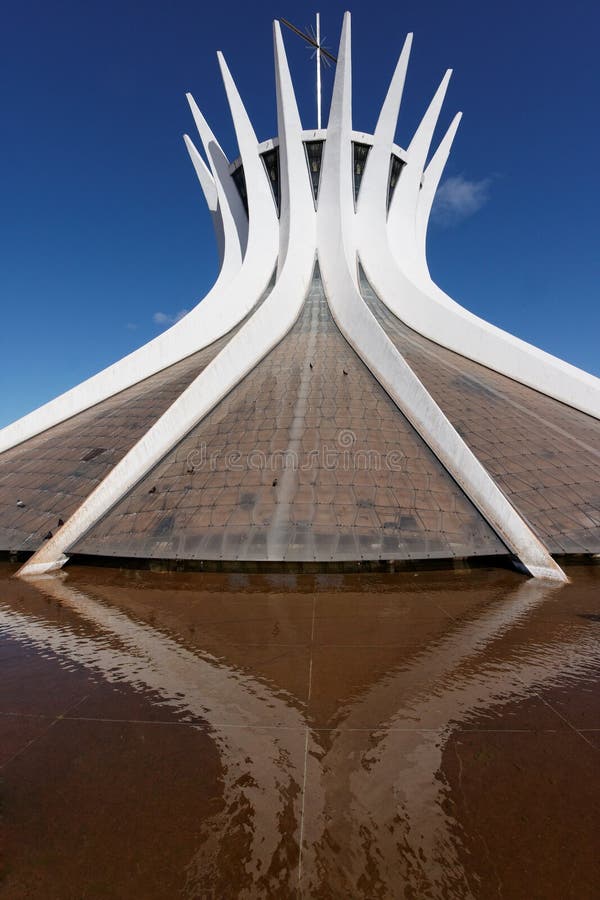 Cathedral of Brasilia, Capital of Brazil Editorial Photo - Image of ...