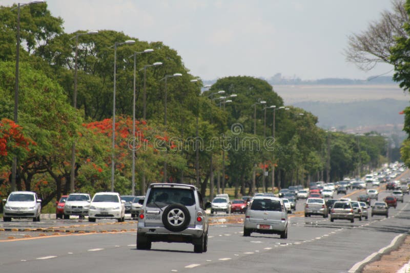 Brasilia traffic editorial image. Image of brasilia - 230025450