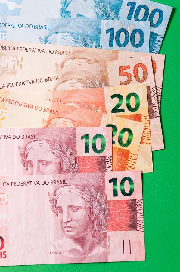 Brasilianisches Geld stockfoto. Bild von brasilien, papier - 27977734