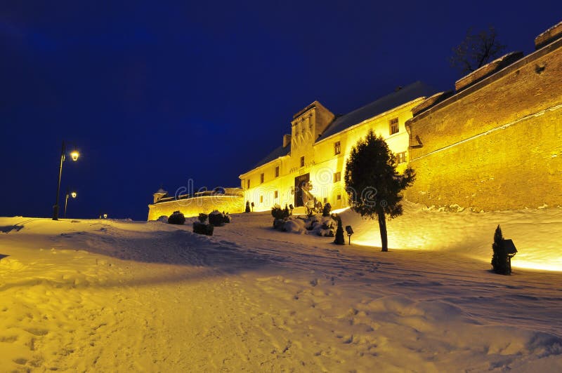 Brasov Citadel 3 stock photo. Image of clouds, mountains - 24901634