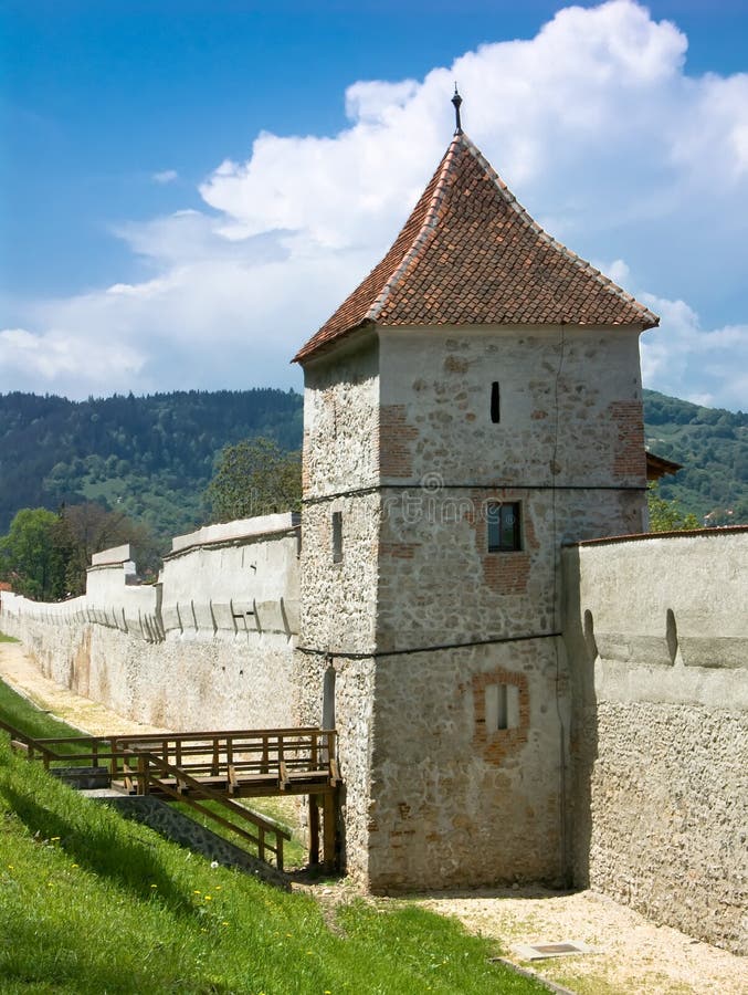 Brasov Fortification, Romania Stock Photo - Image of historical, museum ...