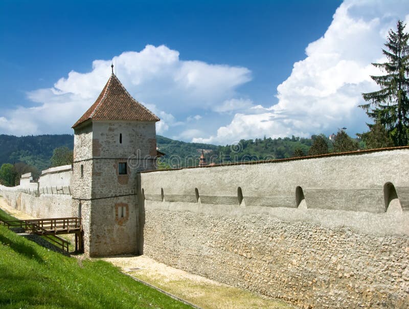 Brasov Medieval Fortifications, Romania Picture. Image: 5215164