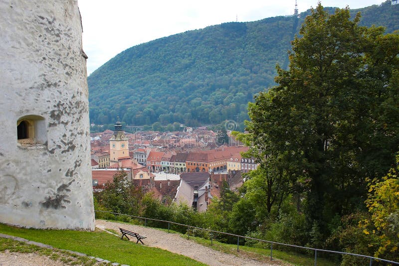 Brasov, Romania - White Tower in Brasov Stock Image - Image of romania ...