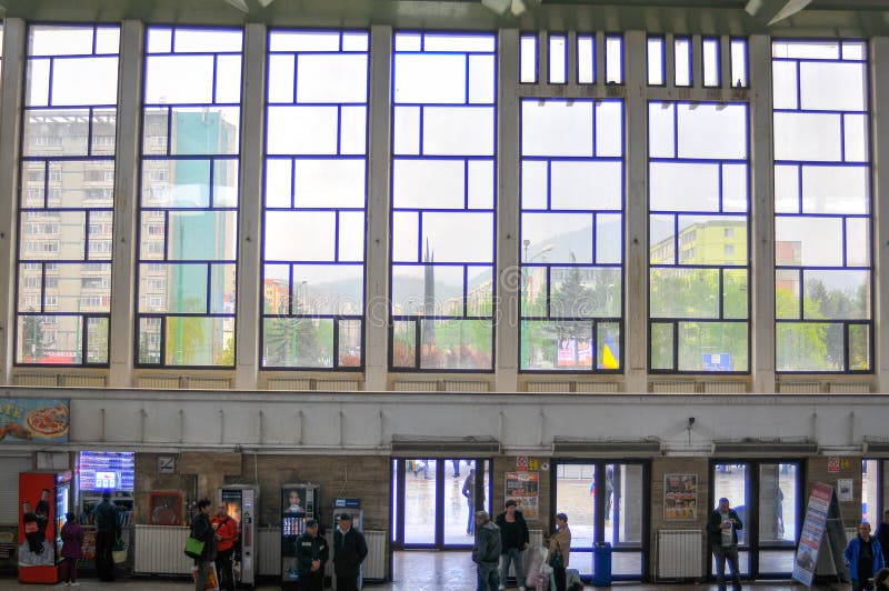 Brasov Train Station Interior Editorial Photography - Image of city ...