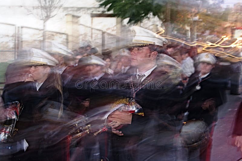 Brass band in motion 9 editorial image. Image of colorful - 28510525