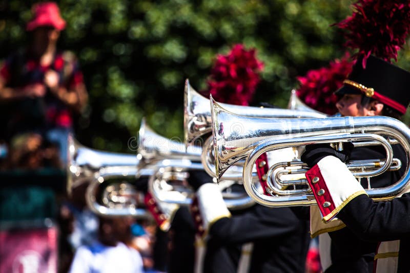 Brass band parade editorial image. Image of background - 40038830