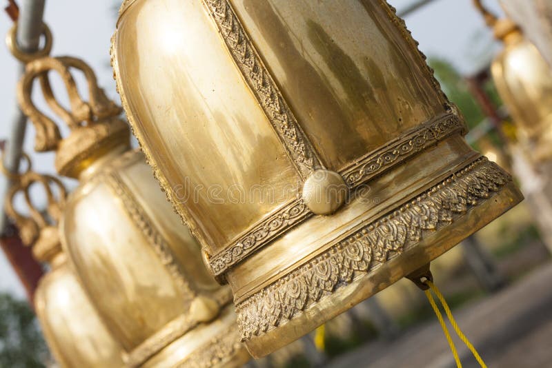 Brass bell stock photo. Image of brass, attraction, shrine - 35759010