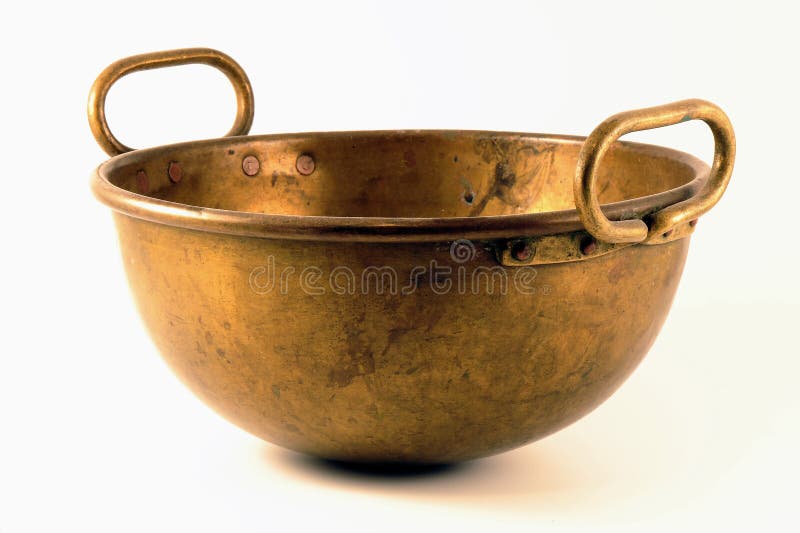 Brass bucket stock image. Image of rustic, path, handle - 12040699