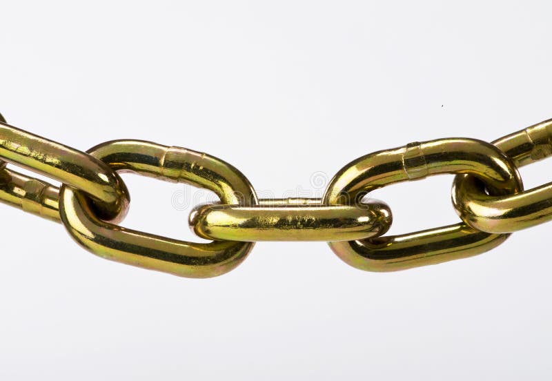 Brass Chain stock image. Image of solid, closed, iron - 23426451