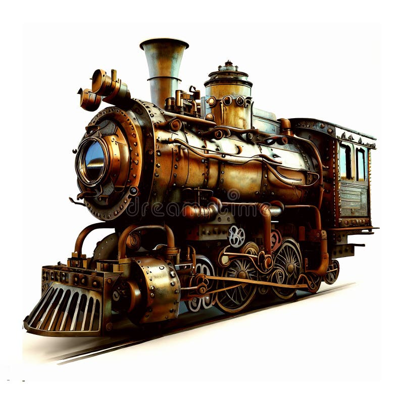 Hot Rod Engine Isolated. 3D Render Stock Illustration - Illustration of ...