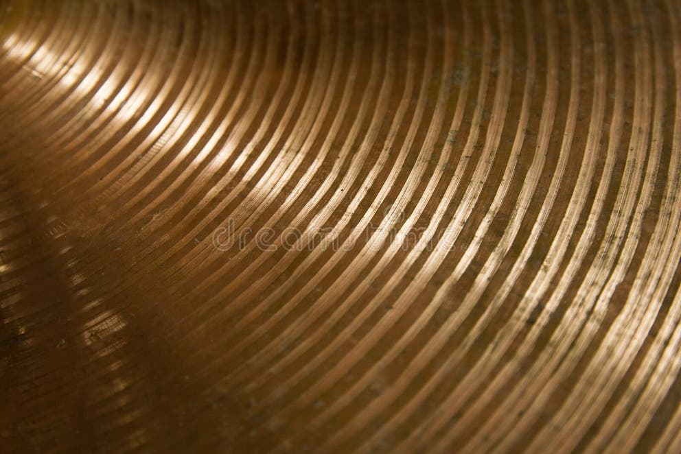 Brass cymbal texture stock photo. Image of brass, stick - 36256872