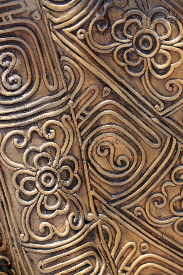 Brass filigree art. stock image. Image of chinese, texture - 39682733