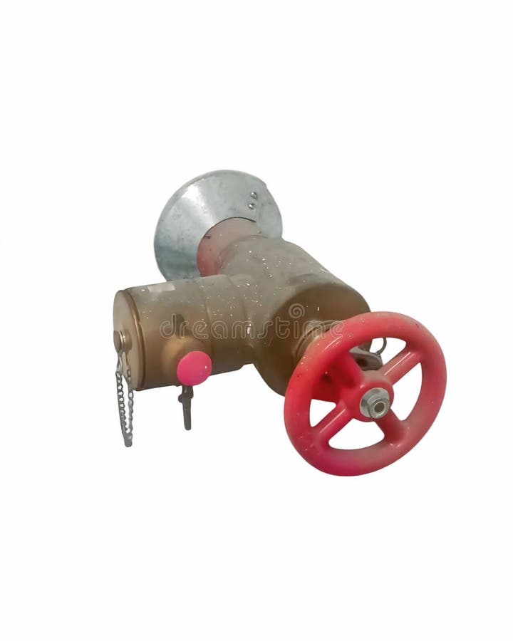 Brass fire hose nozzle stock photo. Image of nozzle - 381653844