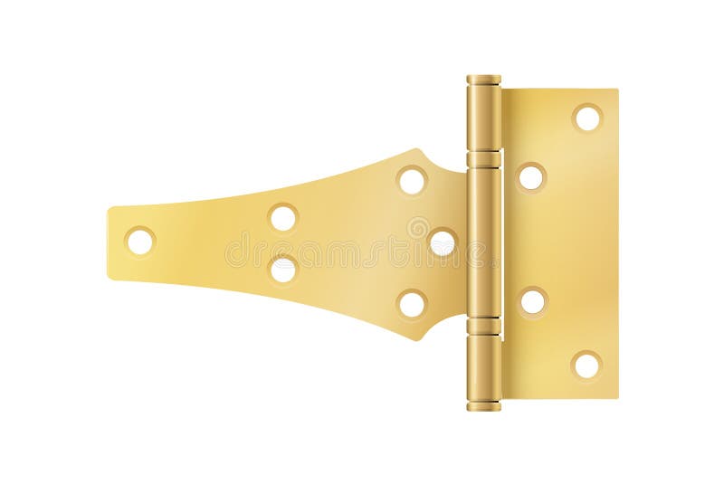 Brass Gold Door Hinge. Door Hinge Bronze. Tools for Joint Gates and ...