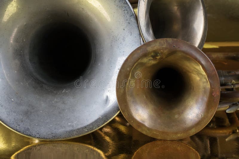 Brass instruments stock photo. Image of orchestra, musical - 144850908