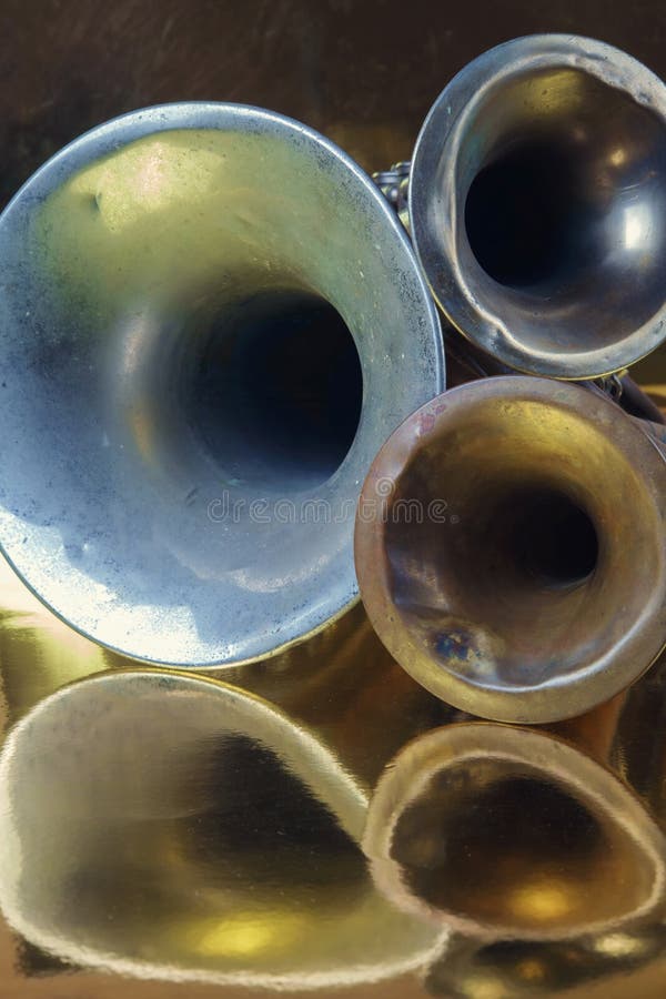 Brass instruments stock image. Image of play, brass - 150990721