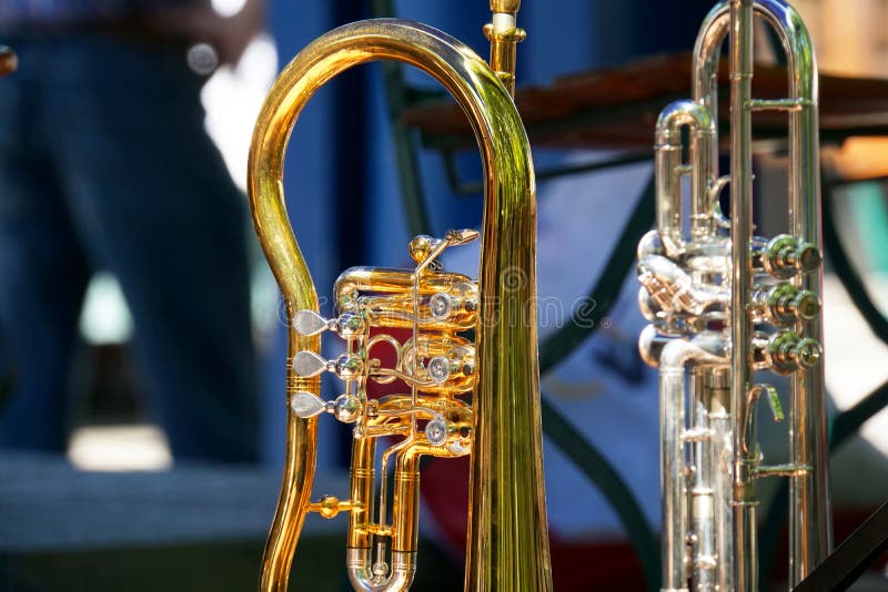 Brass instruments stock photo. Image of oktoberfest, festival - 54985010