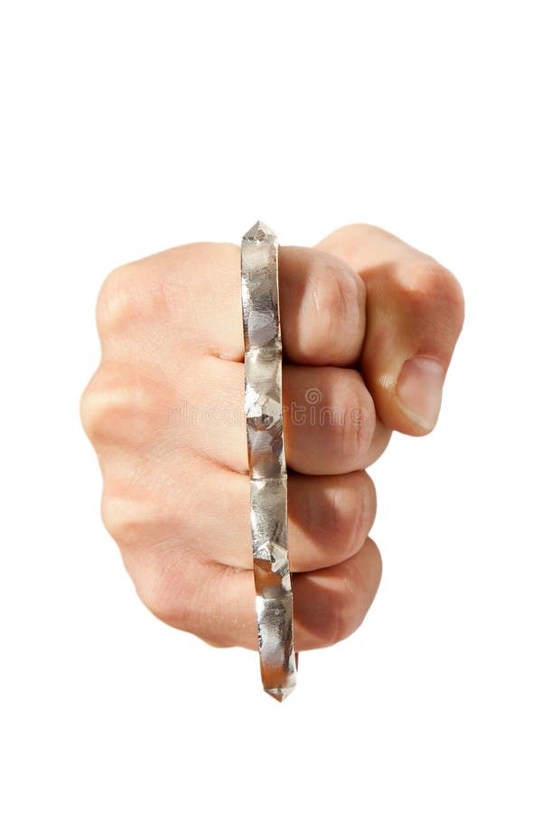 Brass Knuckles Wedding Ring