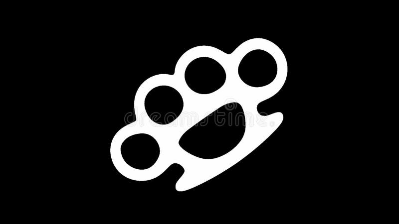 Brass Knuckles Icon Animation Stock Video - Video of icon, animation ...