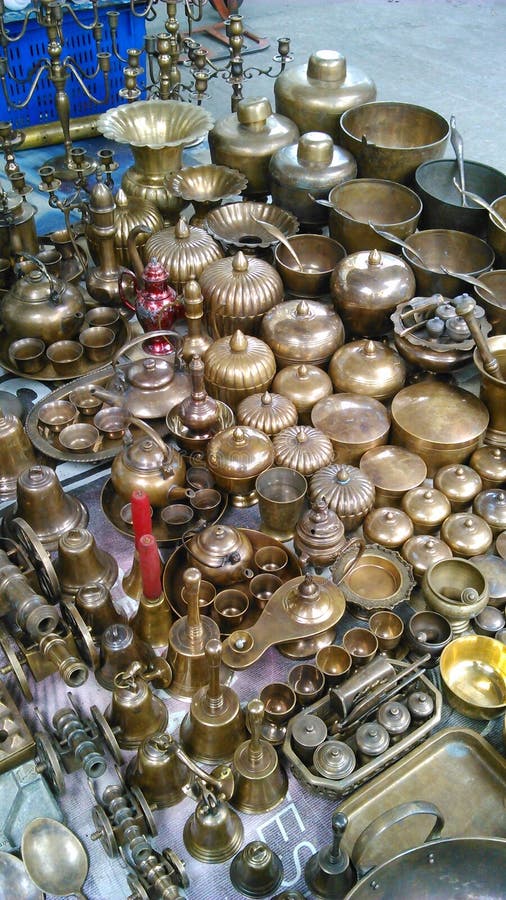 Brass line stock photo. Image of vendor, line, brass - 44192810