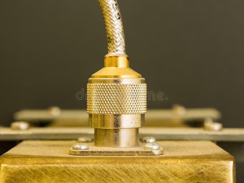 Brass N Type Connector Head Coaxial Stock Photos - Free & Royalty-Free ...
