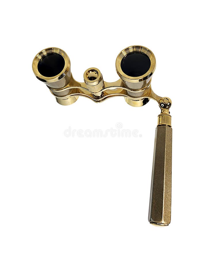 Brass Opera Glasses stock photo. Image of theatre, magnifier - 312138026