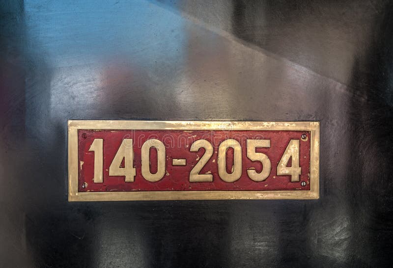 Brass reference plate stock photo. Image of license, paint - 50374108