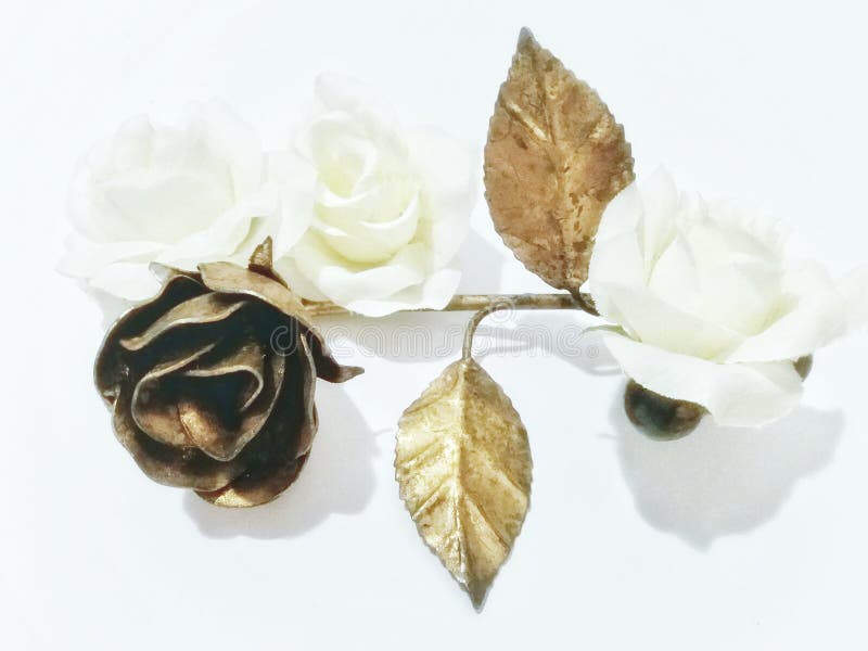 Brass roses stock photo. Image of roses, brass, looks - 77344804