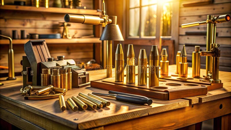 The Brass Symphony: a Visual Ode To Reloading AI Generated Stock Photo ...