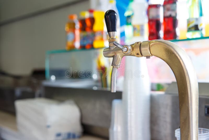 Brass tap beer stock photo. Image of club, assistance - 85344650