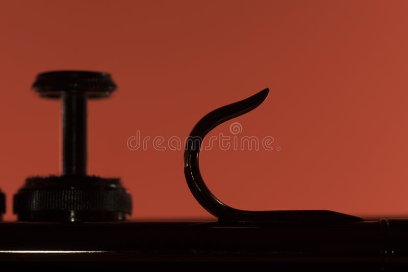 Brass Trumpet Finger Hook Macro Closeup Stock Photo - Image of pitch ...