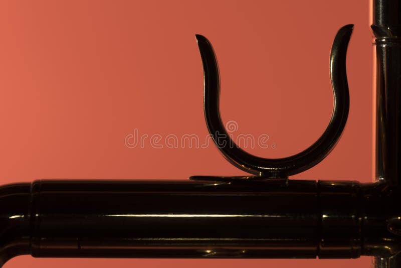 Brass Trumpet Thumb Ring Macro Closeup Stock Image - Image of ring ...