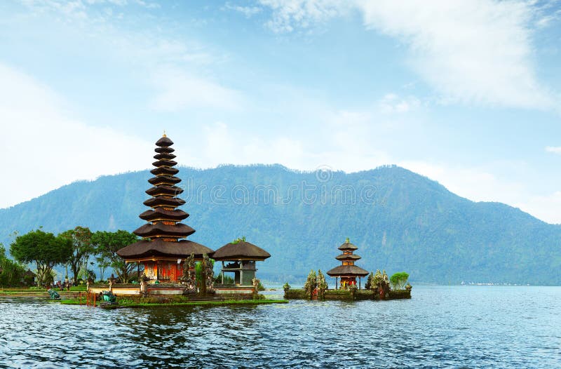 Bratan stock image. Image of pura, bratan, peaceful, lake - 18477169