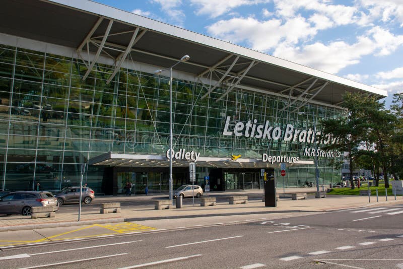 Bratislava Airport Terminal Building Facade Editorial Stock Photo ...