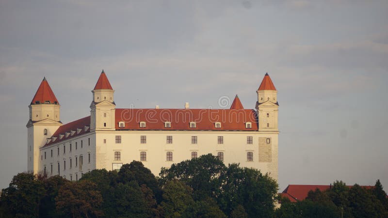 Bratislava Castle in Capital City of Slovakia on Bank of Danube River ... Bratislava Castle in Capital City of Slovakia on Bank of Danube River ...