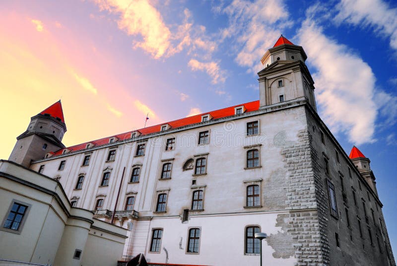 Bratislava Castle stock image. Image of landmark, historical - 311799